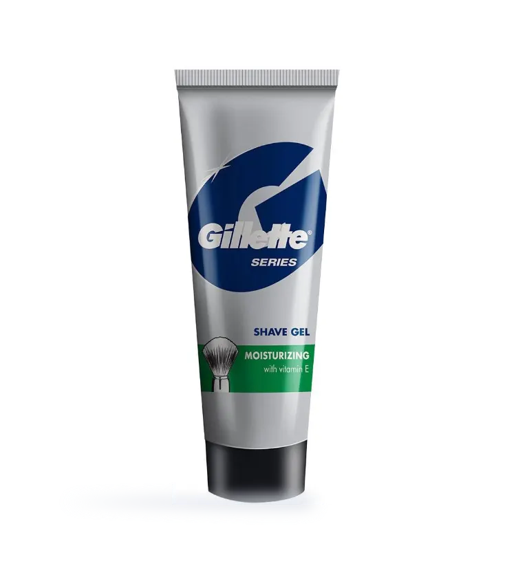 Gillette Series Moisturizing Tube Shaving Gel with Vitamin E