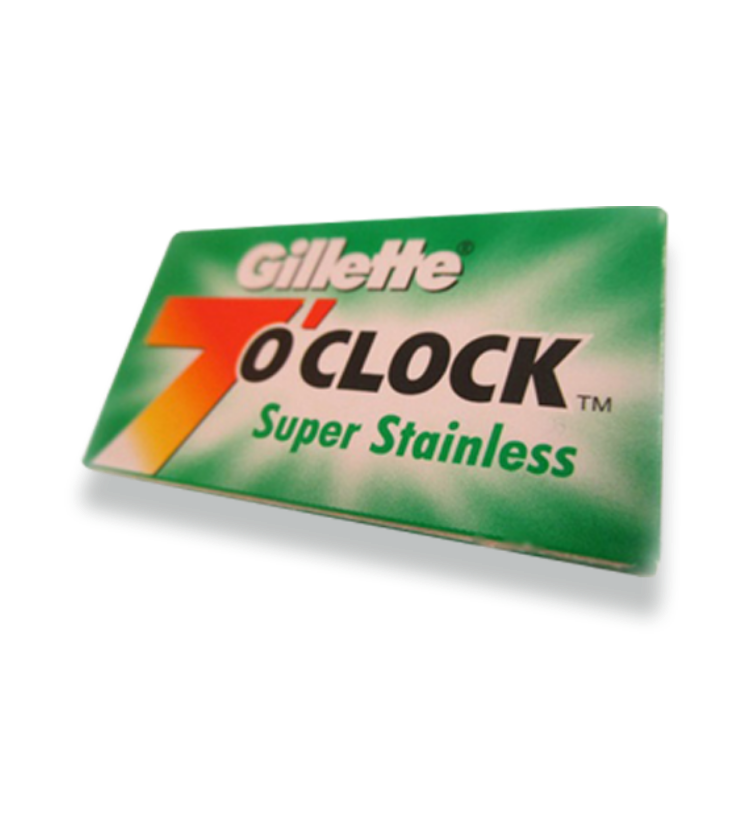 Gillette 7 O'Clock Super Stainless Double Edge Razor Blades