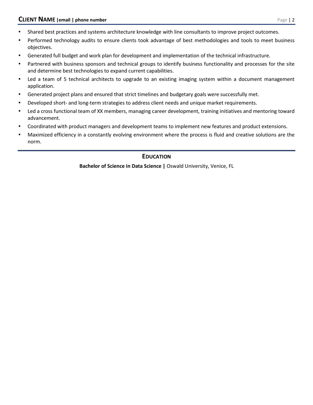 Chief Technology Officer Resume Example, Tips & Tricks | ZipJob Chief Technology Officer Resume Example, Tips & Tricks | ZipJob