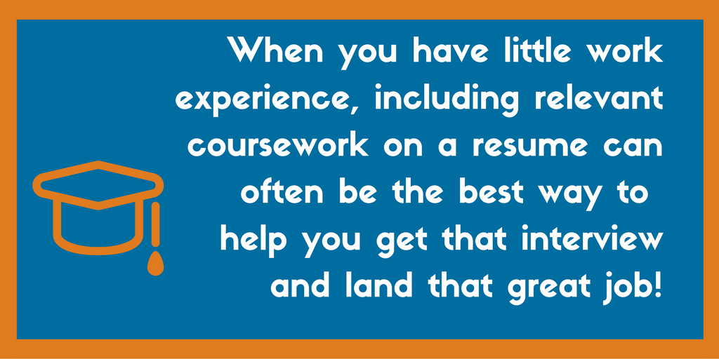 Relevant Coursework on a Resume: Good or Bad? | ZipJob