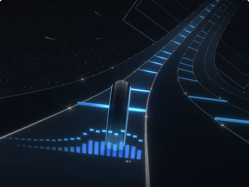 Peloton Lanebreak, A Gamified Workout Experience