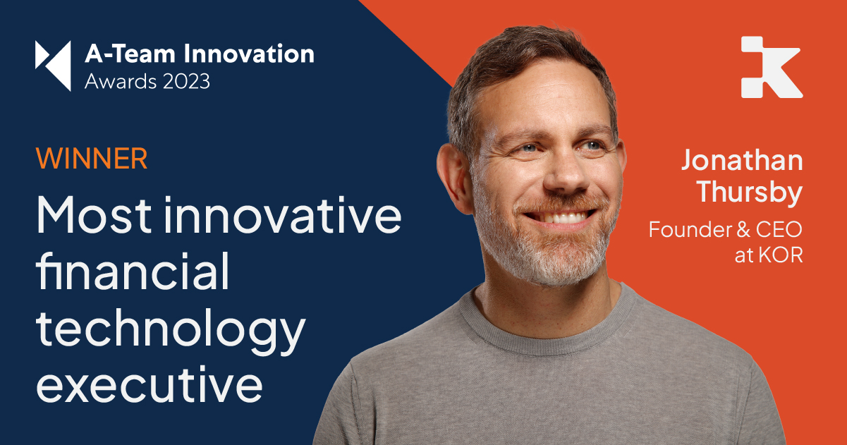 KOR | Jonathan Thursby Named Most Innovative Financial Technology ...