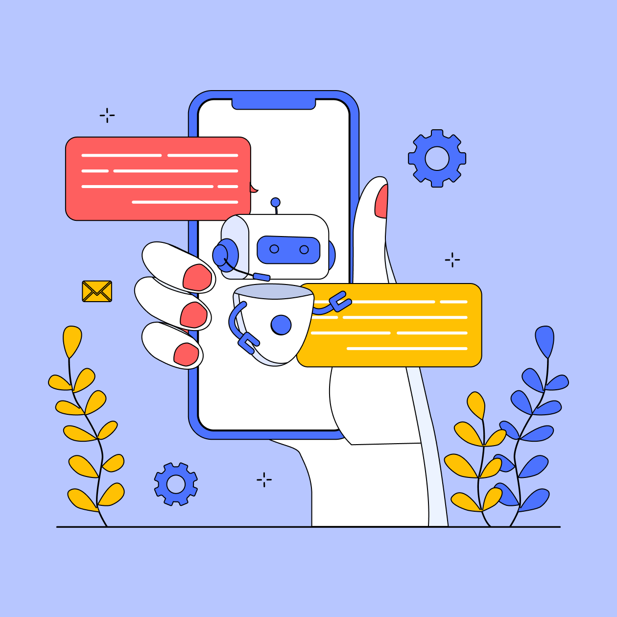 AI-Powered Chatbots vs Virtual Assistants | Yellow