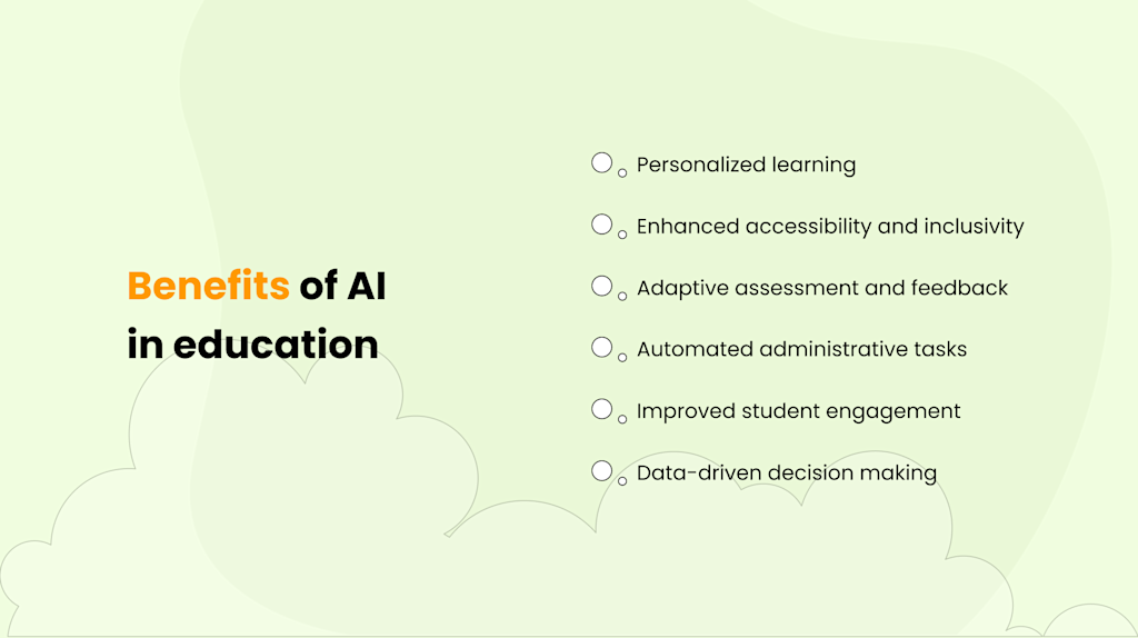 AI In Education Sector: Benefits, Use Cases, The Future | Yellow