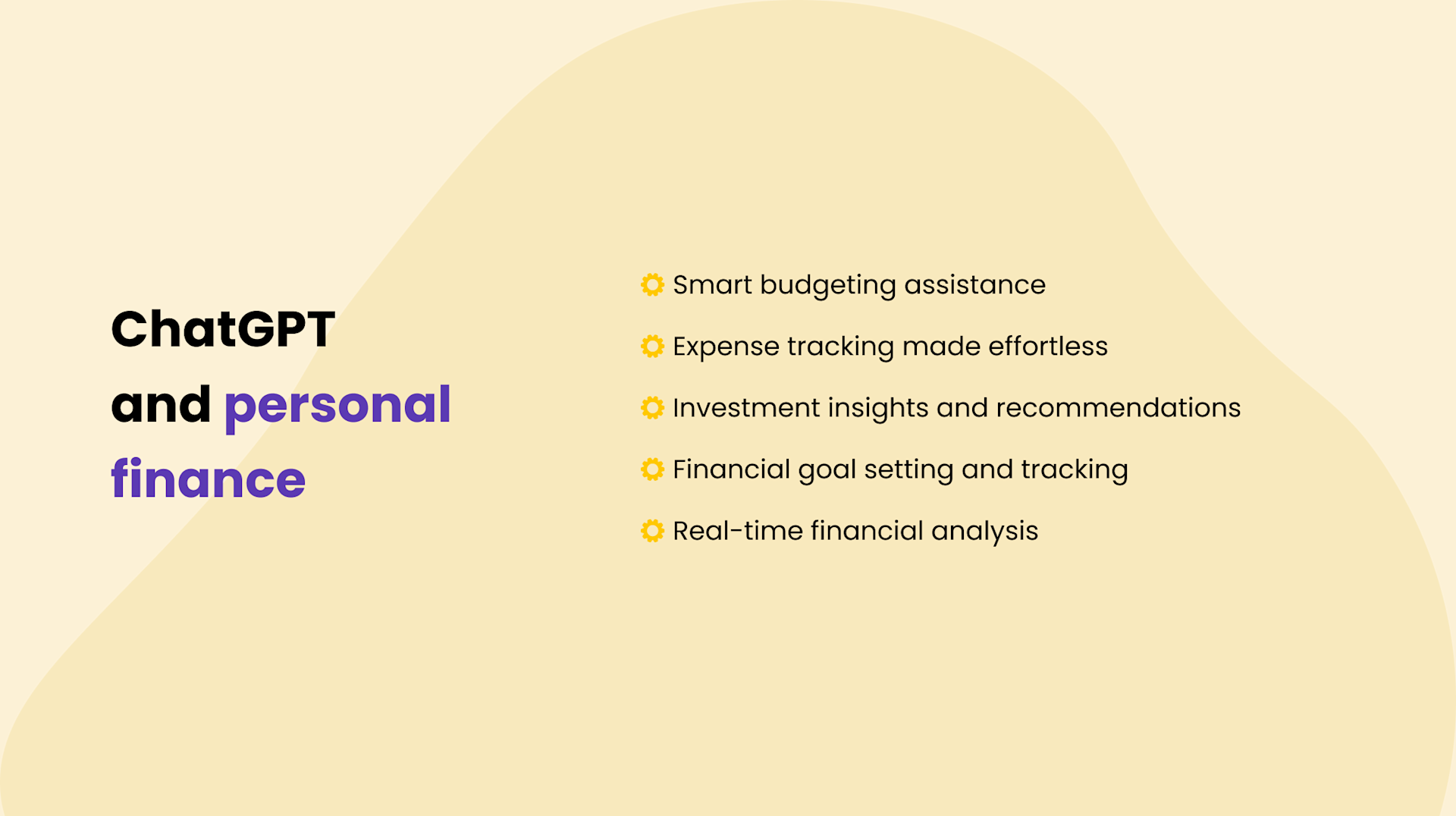 ChatGPT Virtual Assistant For Personal Finance Management | Yellow
