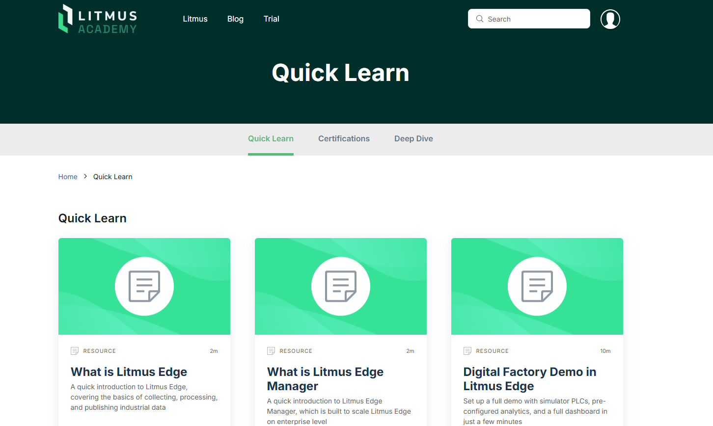 Introducing Quick Learn: Industrial Training in Minute | Litmus ...