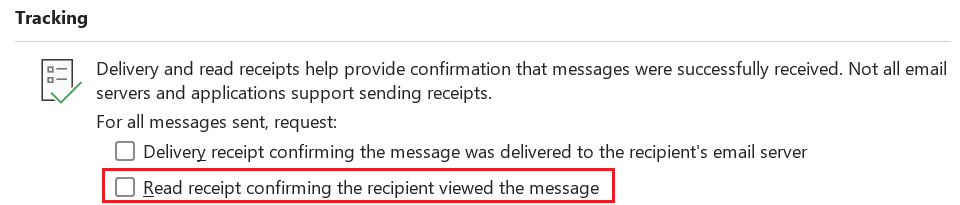 Request a read receipt in Outlook | Microsoft 365 from GoDaddy ...