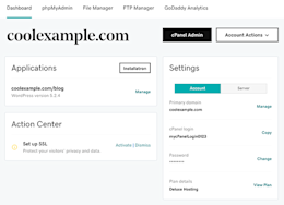 Deluxe Linux Hosting With Cpanel Gerapanda
