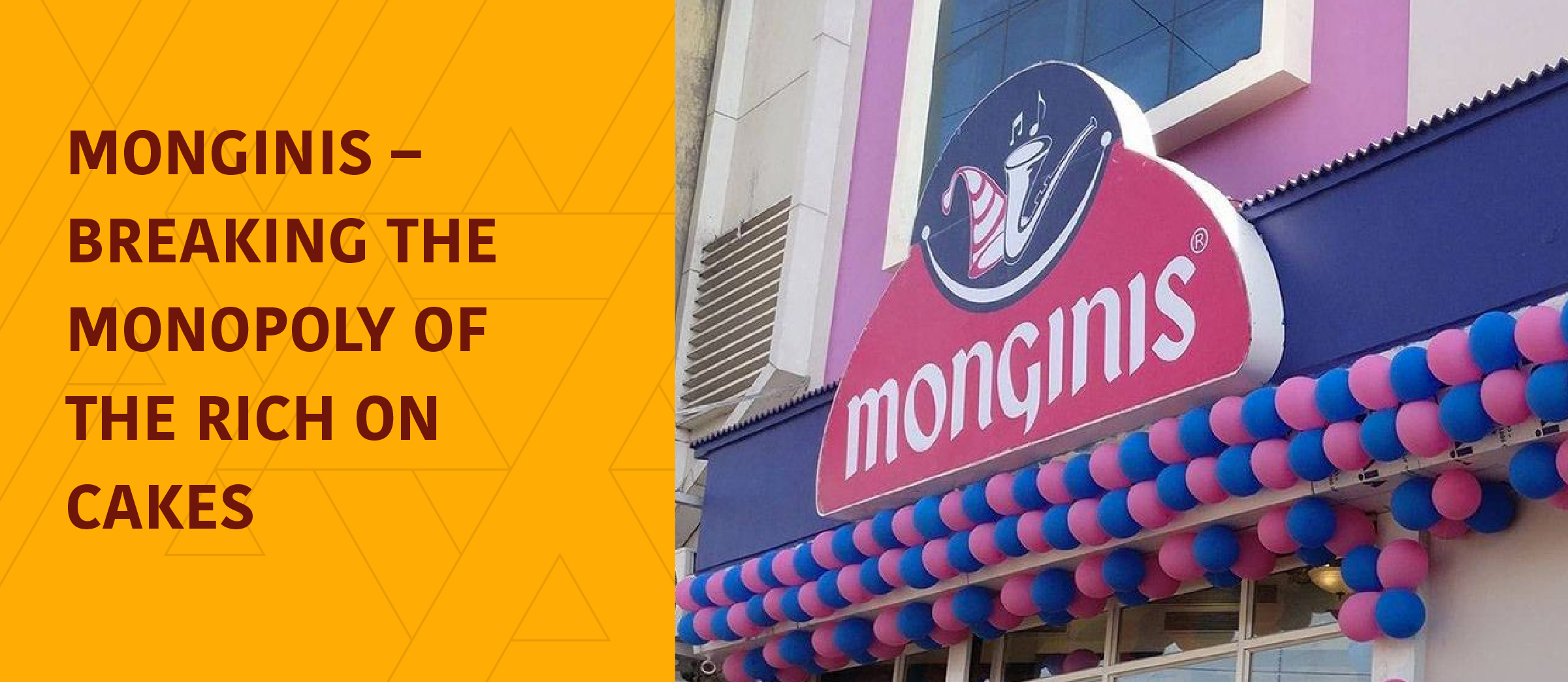 Monginis started at Churchgate, Mumbai and spread all over the country ...