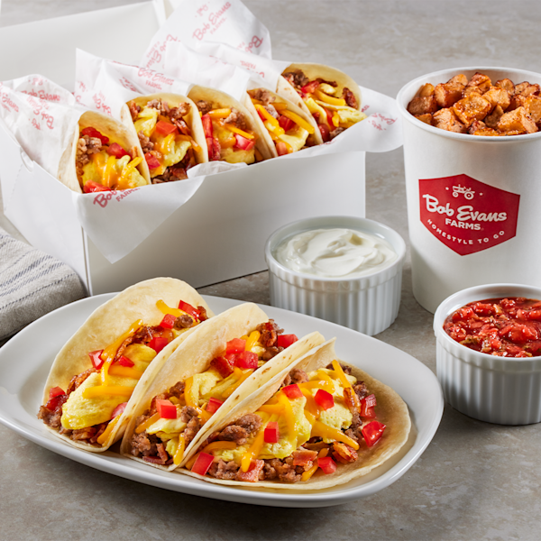 Bob Evans | Double Meat Breakfast Tacos