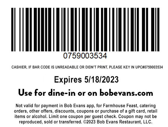 Bob Evans | Coupons & Deals l Bob Evans