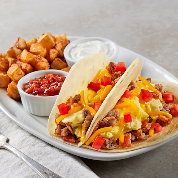 Bob Evans | Double Meat Breakfast Tacos
