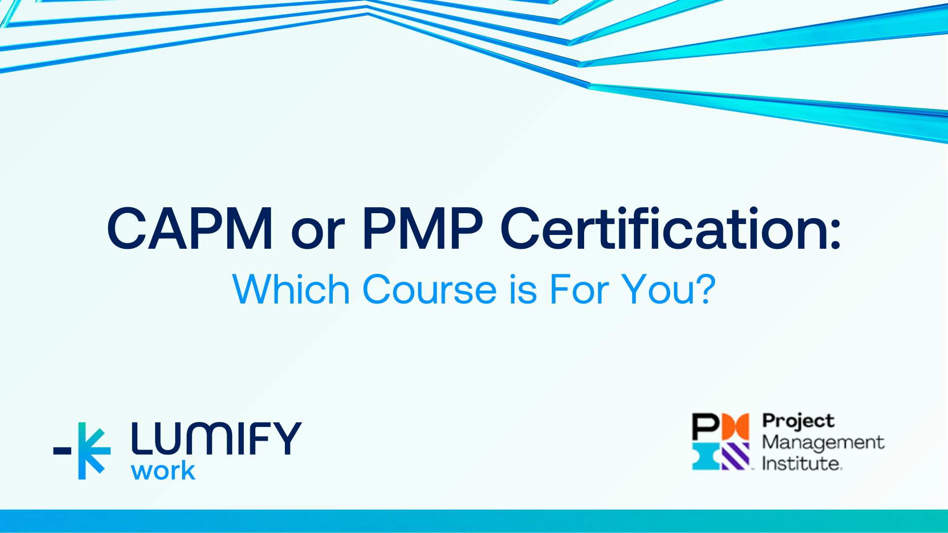 CAPM or PMP Certification: Which Course is For You?