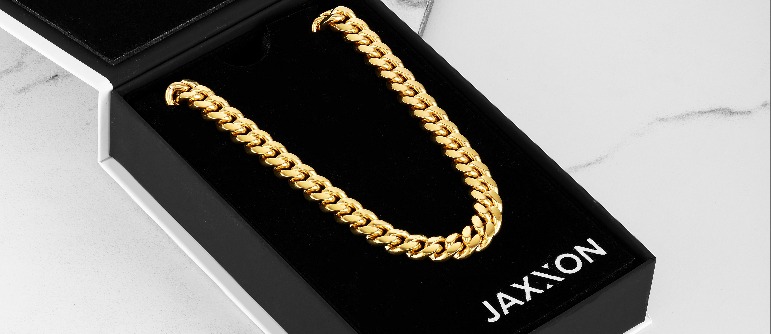Men's Gold Cuban Link Chains | JAXXON