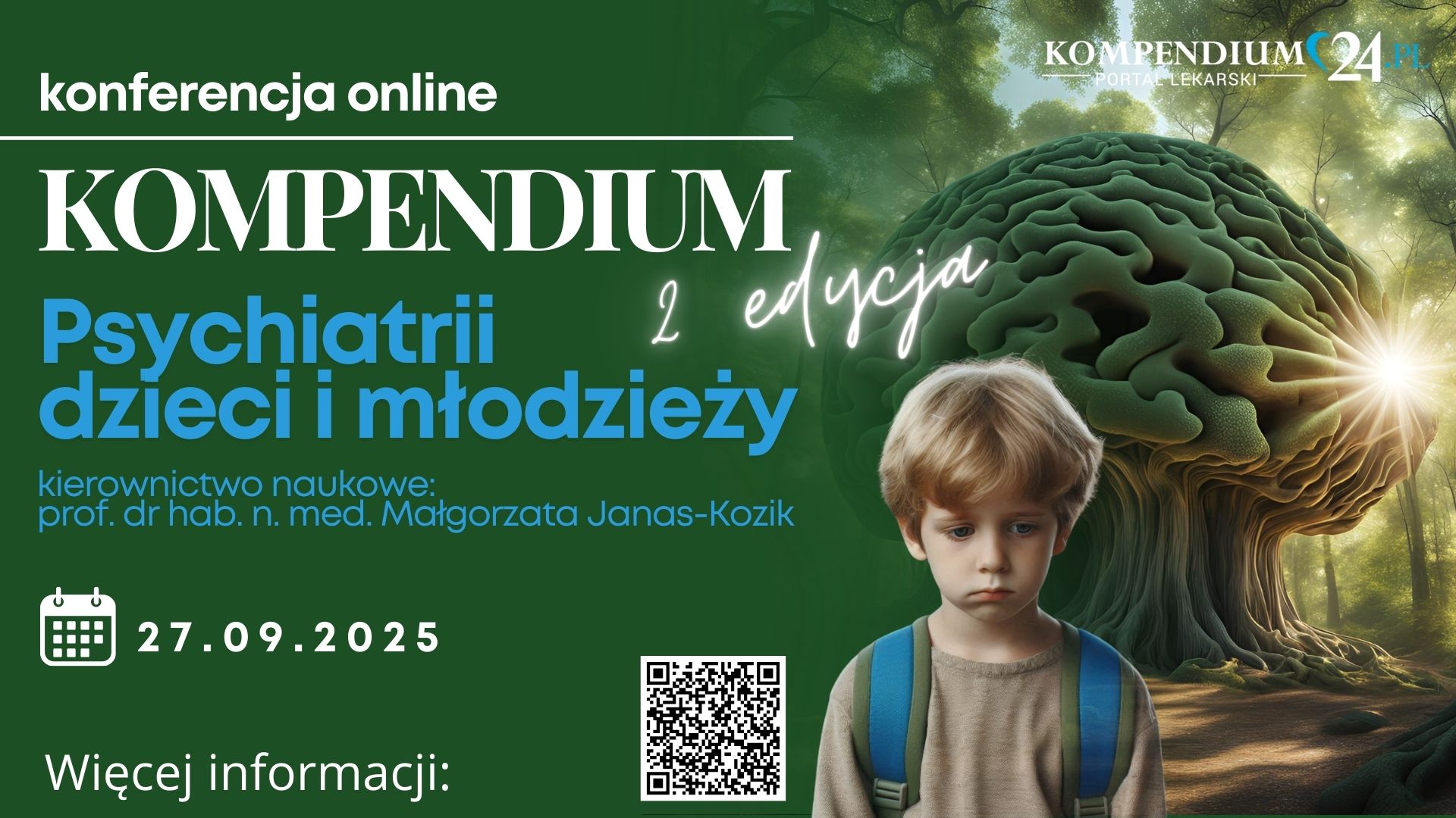 Kompendium psychiatrii dzieci i młodzieży 2025 - konferencja online - Puls Medycyny