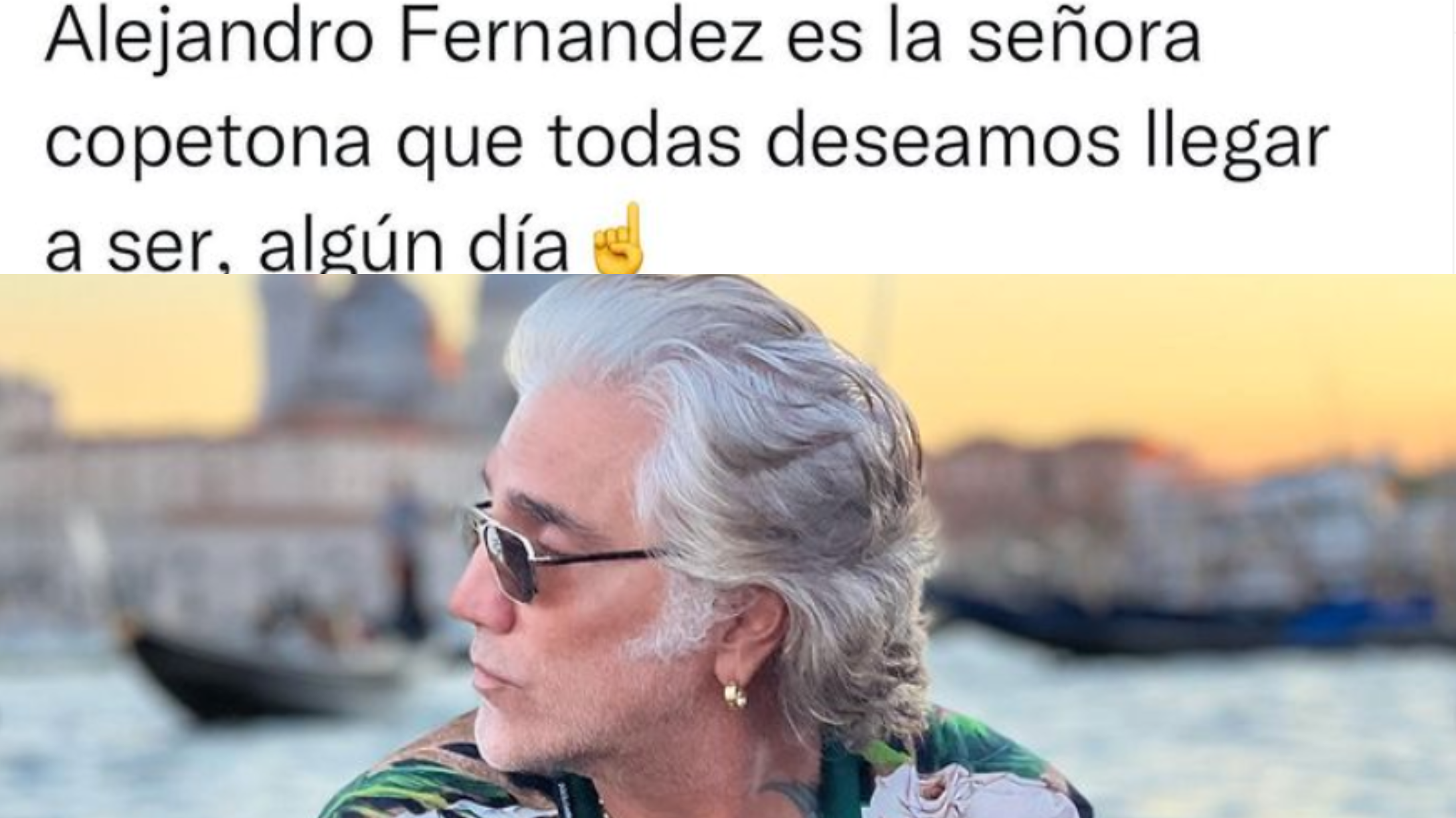 Alejandro Fernández desata ola de memes con su "look de señora" y ...