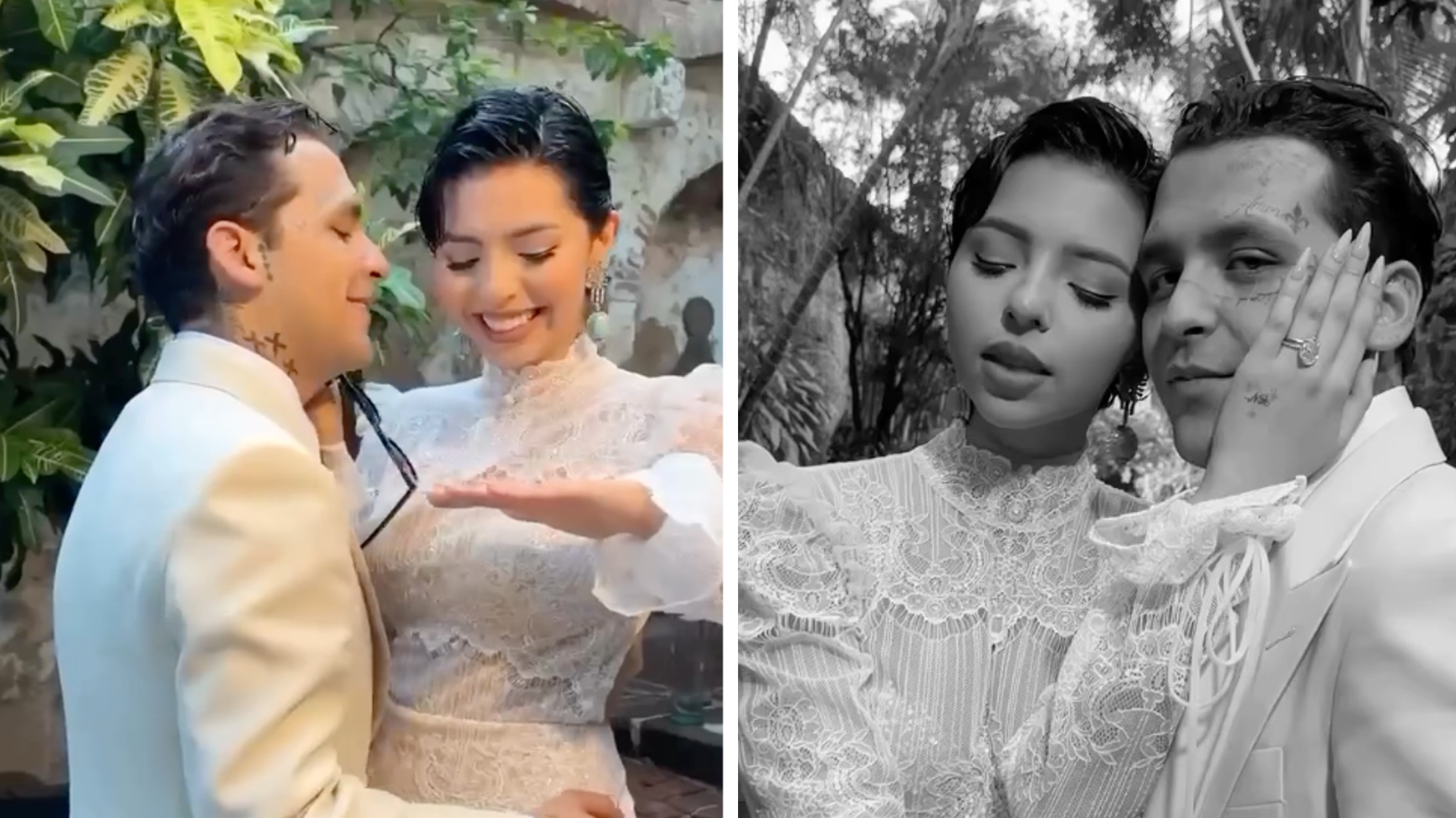 Surge nuevo video de la boda de Nodal y Ángela Aguilar—¿en verdad se ...