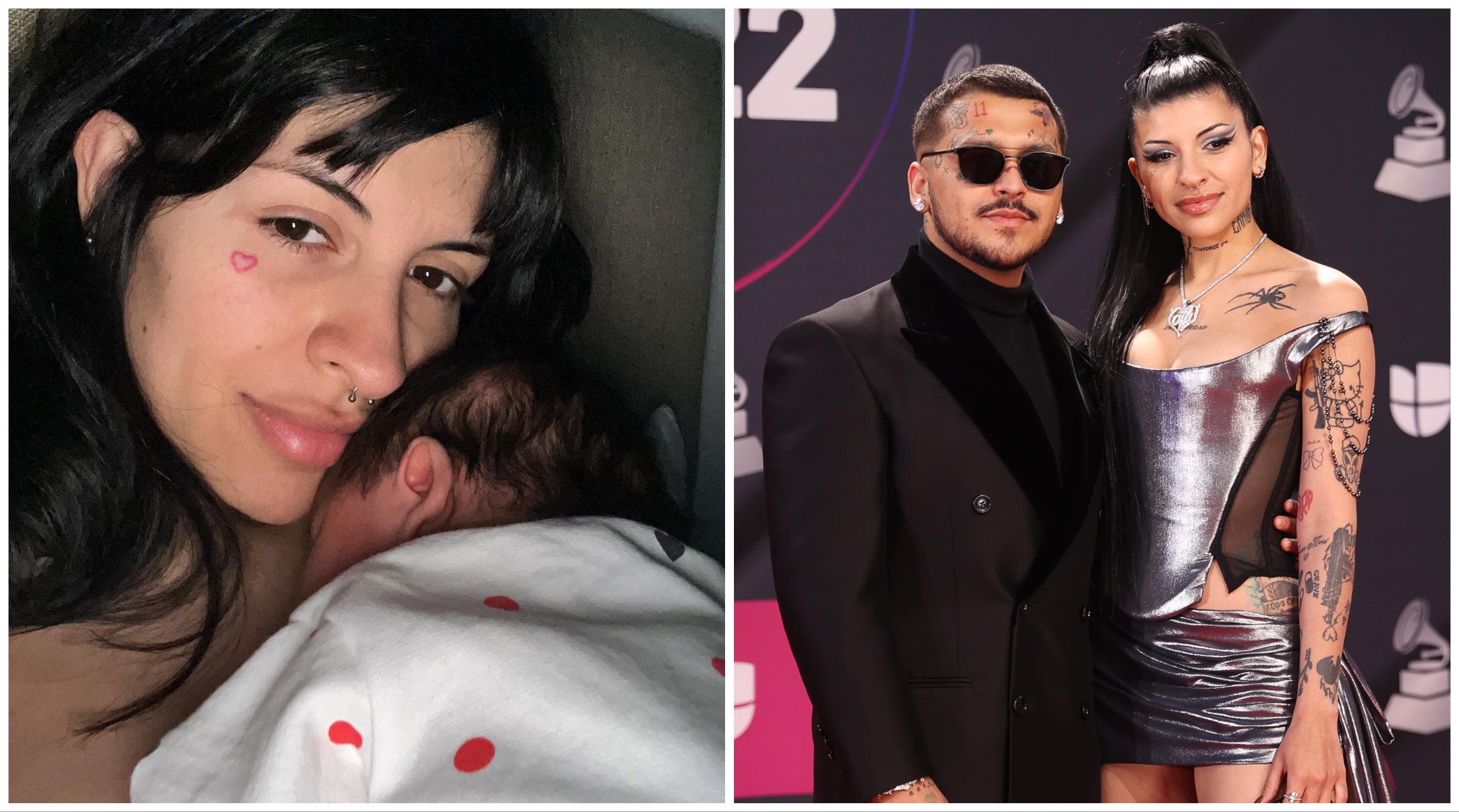 Cazzu y Christian Nodal derriten las redes con foto de su bebé y su ...