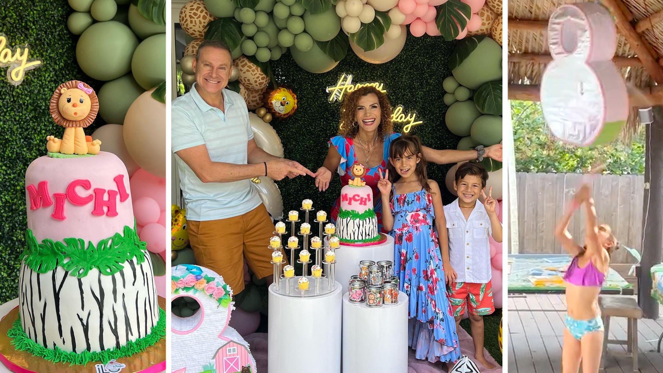 Alan Tacher y Cristy Bernal celebran cumpleaños 8 de su hija Michelle con divertida fiesta ...