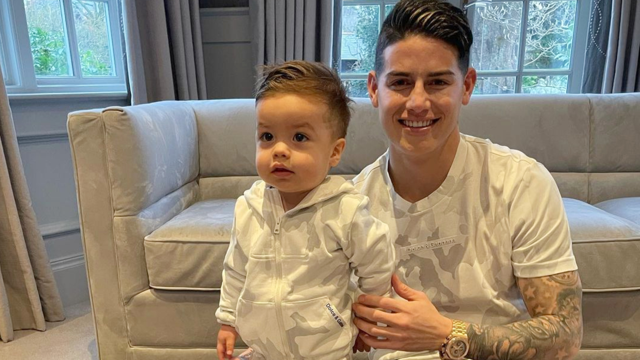El hijito de James Rodríguez en sus fotos más lindas y tiernas ...
