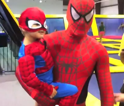 We want to be just like this Latino Spider-Man dad! (VIDEO ...
