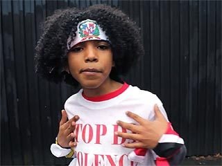 9-year-old Latino rapper dedicates powerful music video to Sandy Hook ...
