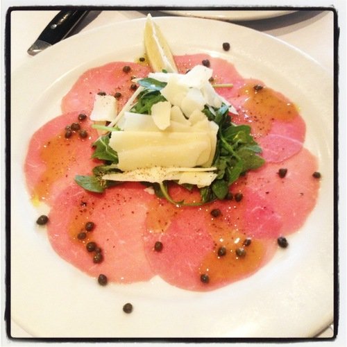 Carpaccio de lomito para comer como en un restaurante italiano sin ...
