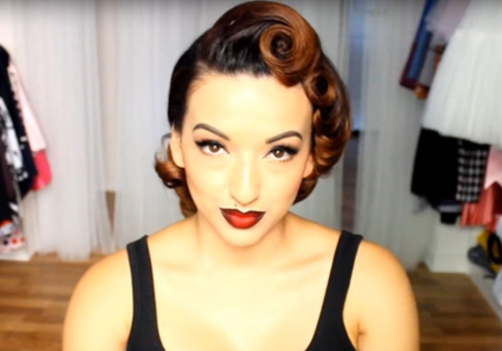 7 Tutorials that'll help you get perfect 1940s-style pin-curls ...