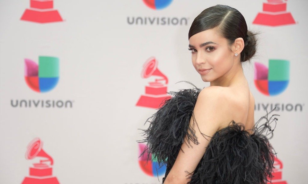How to copy Sofia Carson's sleek bun at the 2017 Latin Grammys | MamasLatinas.com