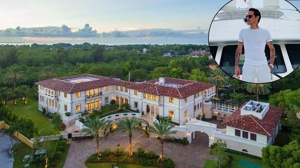 Inside Marc Anthony's massive $19 million Florida mansion ...