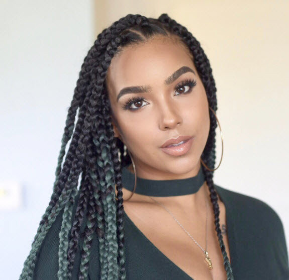 Latinas on Instagram who are slaying box braids & fro locks ...
