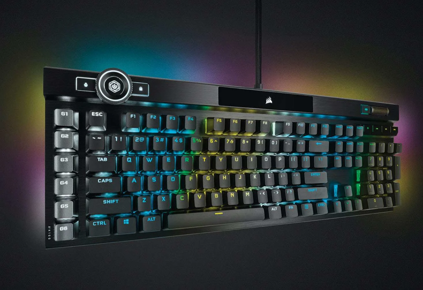 K100 RGB Mechanical Gaming Keyboard — CHERRY® MX Speed — Black (KR2)