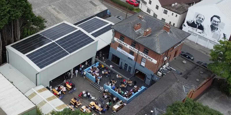 Solar PV case study - Nottingham pub - SEO | CEF