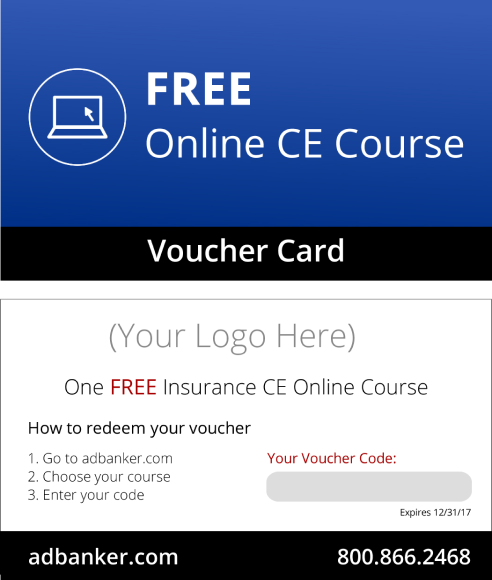 AD Banker - Insurance CE Vouchers