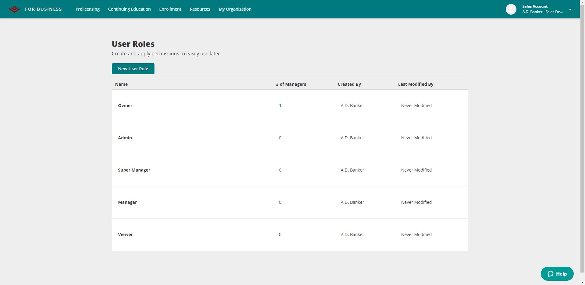 AD Banker - Custom User Roles: New in A.D. Banker for Business