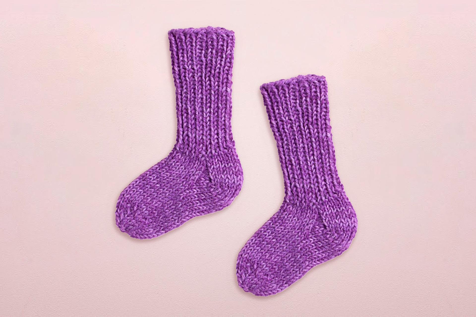 Stickmönster - Minisockan i Socki Stonewash - Adlibris