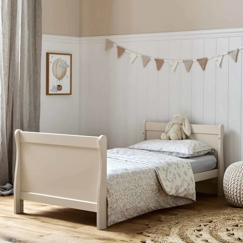 Puggle Alderley Cot Bed with Dresser Changer, Wardrobe & Deluxe Eco ...
