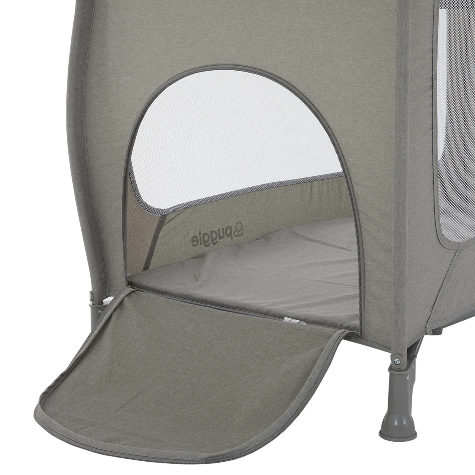 Puggle Easy Fold Luxe 3-In-1 Travel Cot & Playpen - Plush Grey | The ...