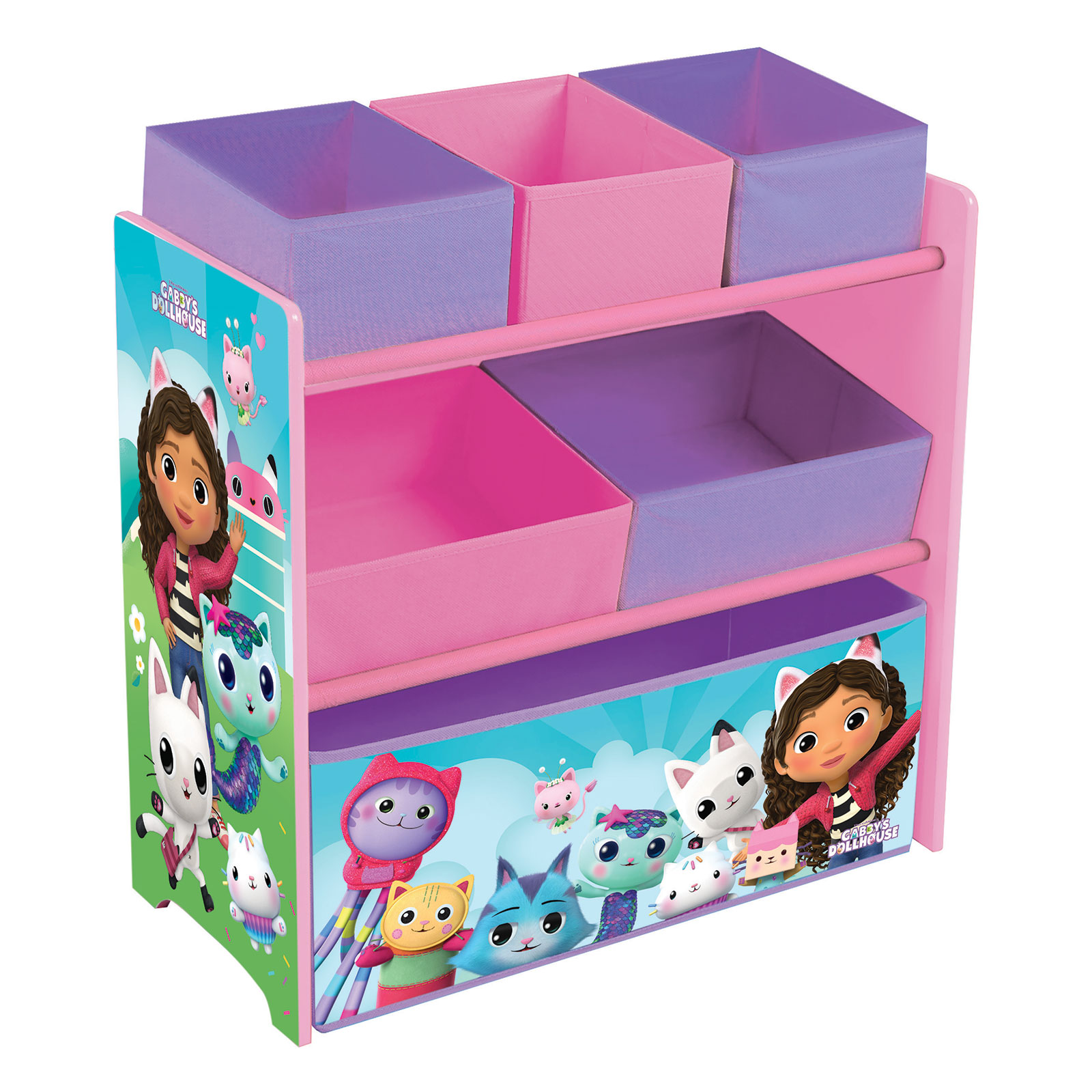 Pink and purple toy organizer store
