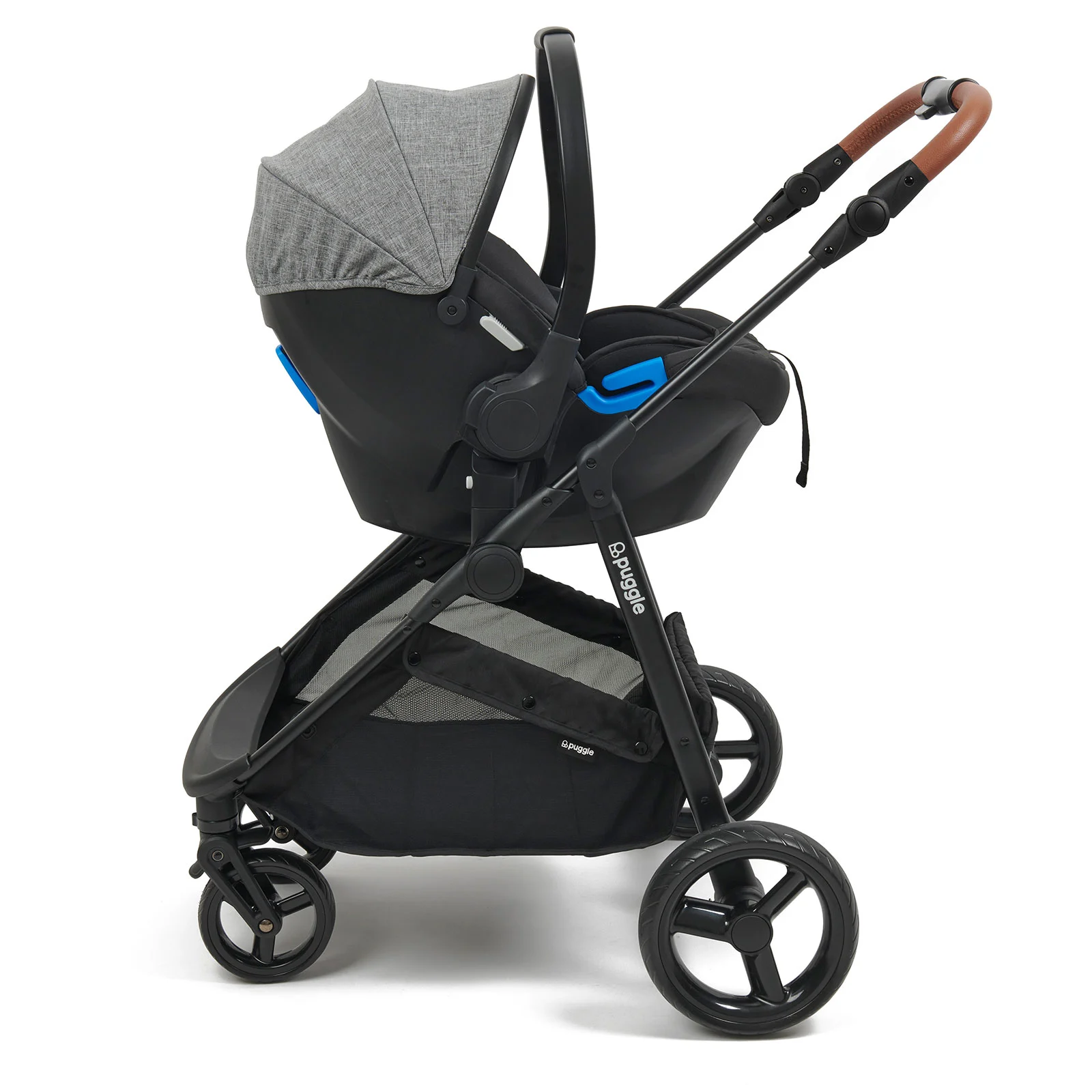 Puggle Monaco XT 2-in-1 Pushchair With Adjustable Handle Travel System ...
