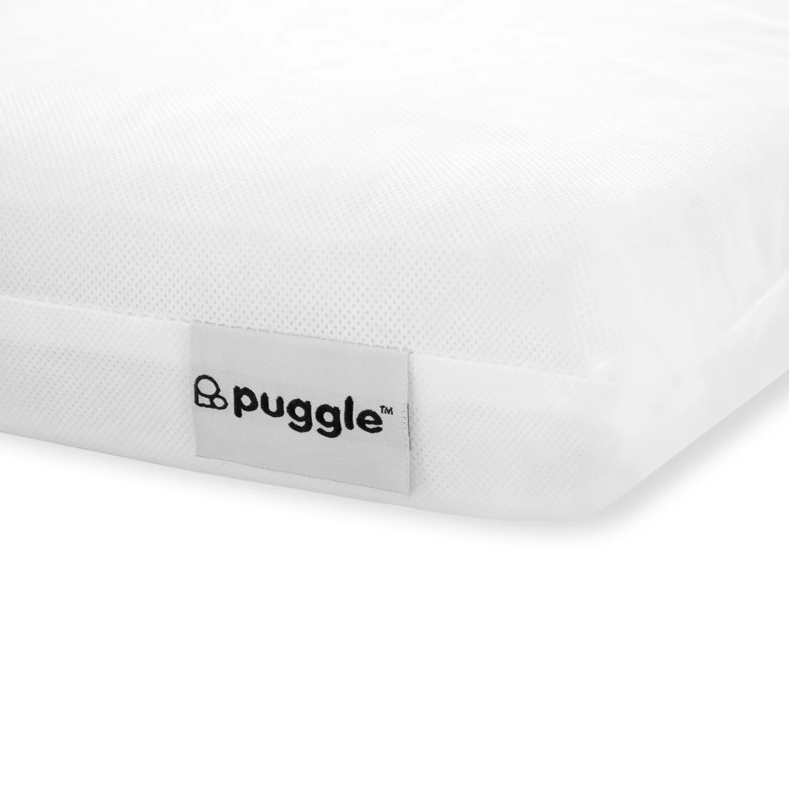 Puggle Chelford Sleigh Cot with Drawer & 10cm Eco-Fibre Mattress ...