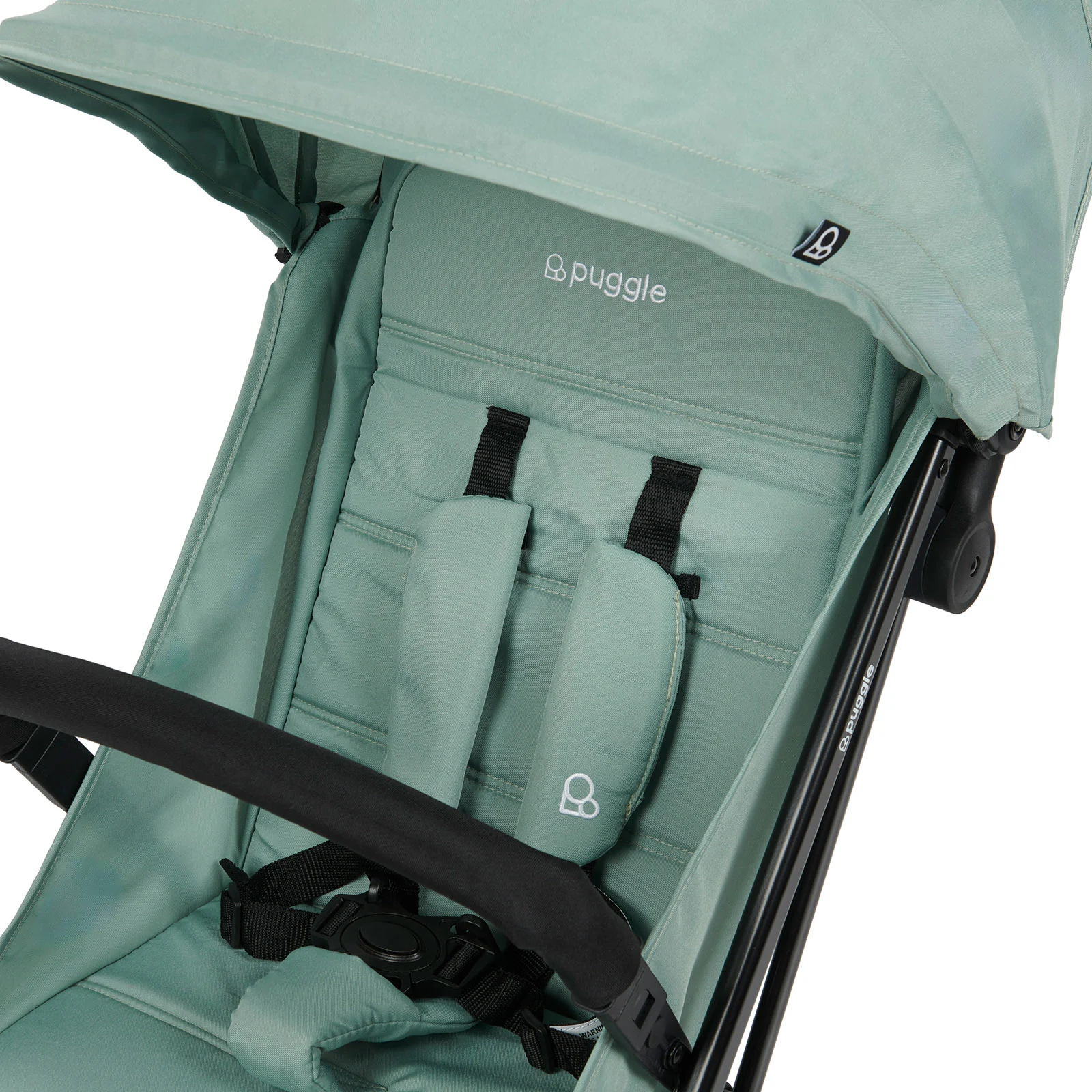 Puggle City Travel Compact Fold Stroller with Rain Cover - Fern Green ...