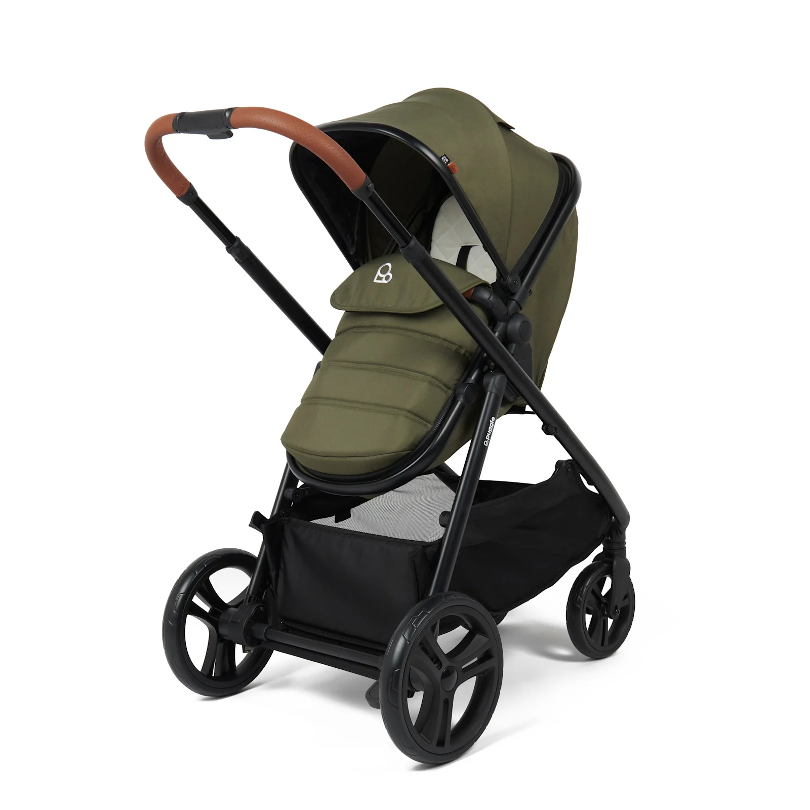 Puggle Memphis 2-in-1 Duo Double Twin Travel System with 2 Safe Fit i ...