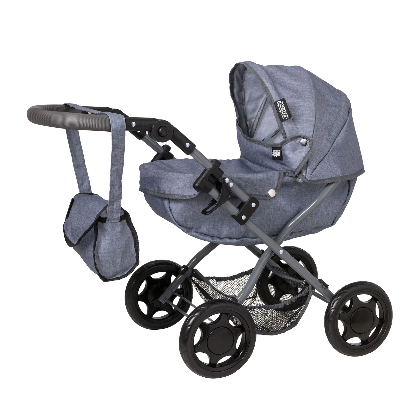 Mamas Papas Sweet Dreams Dolls Pram with Changing Bag Grey 3 5 Years The Nursery Store
