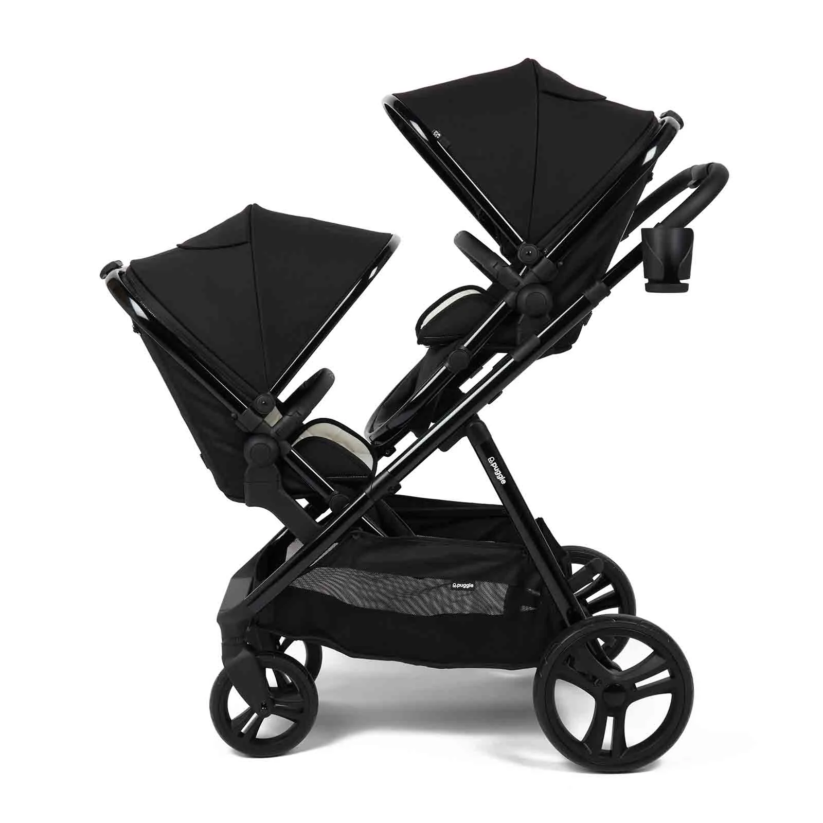 Puggle Memphis 3-in-1 Duo Double Travel System with Safe Fit i-Size ...