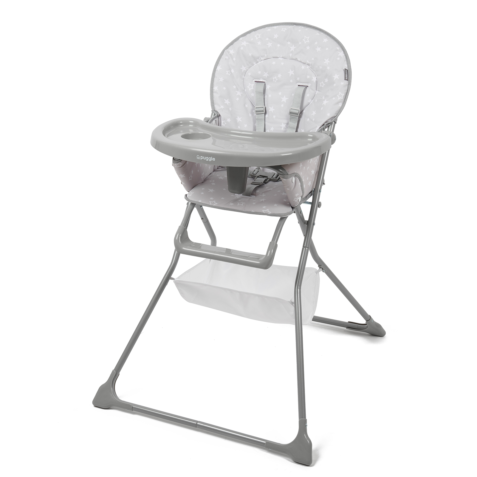 Puggle Dine & Go Luxe Baby Highchair - Scattered Stars Grey | The ...