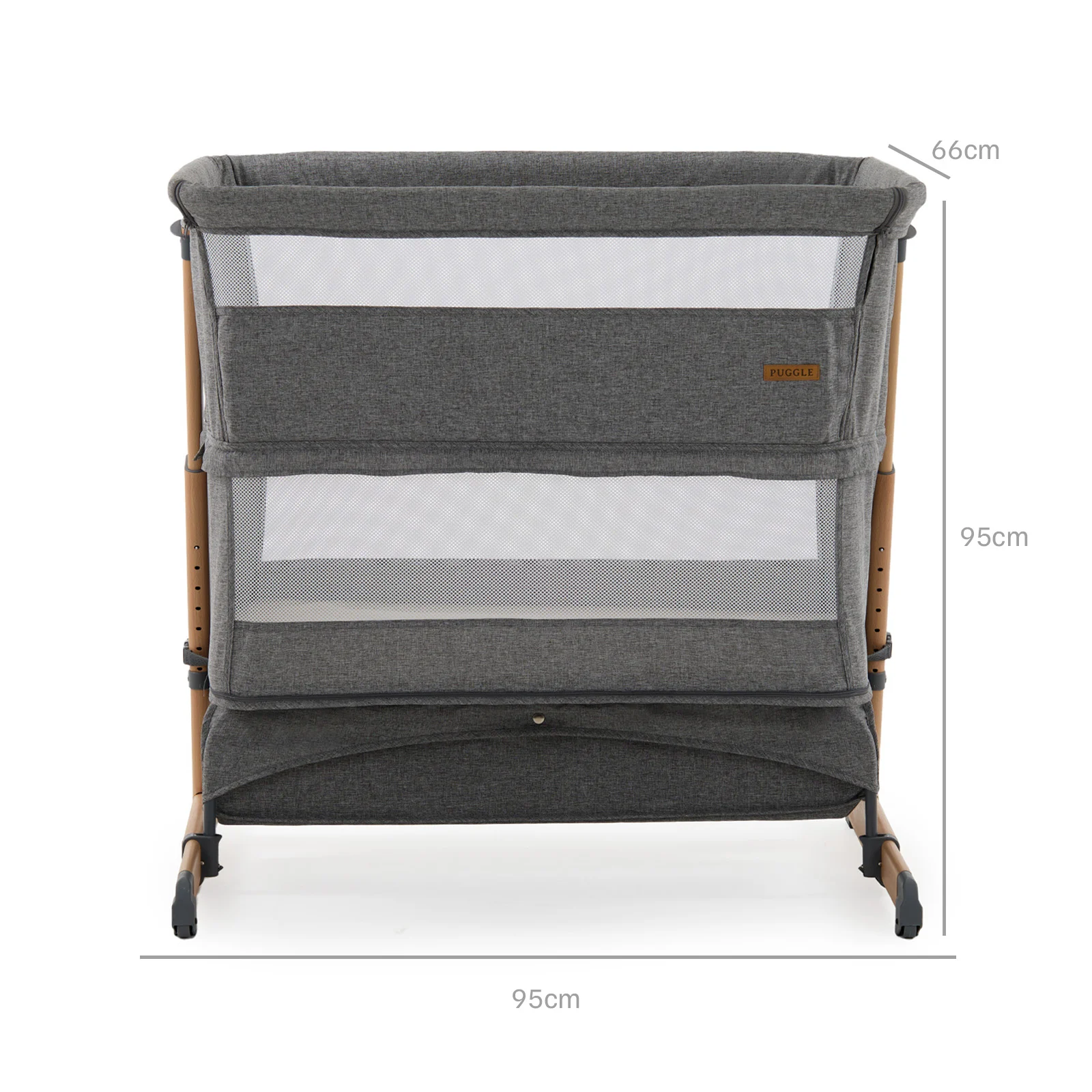 Puggle 4-in-1 Dreamy Sleeper Bedside Crib, Playpen, Toddler Bed & Sofa ...