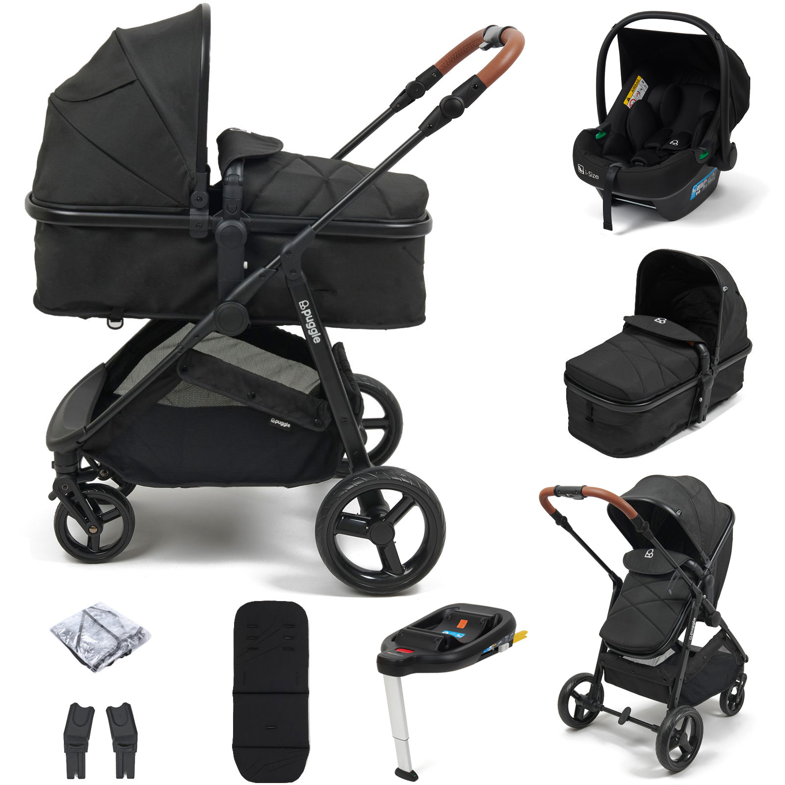Puggle Monaco XT 2-in-1 With Adjustable Handles i-Size R129 Travel ...