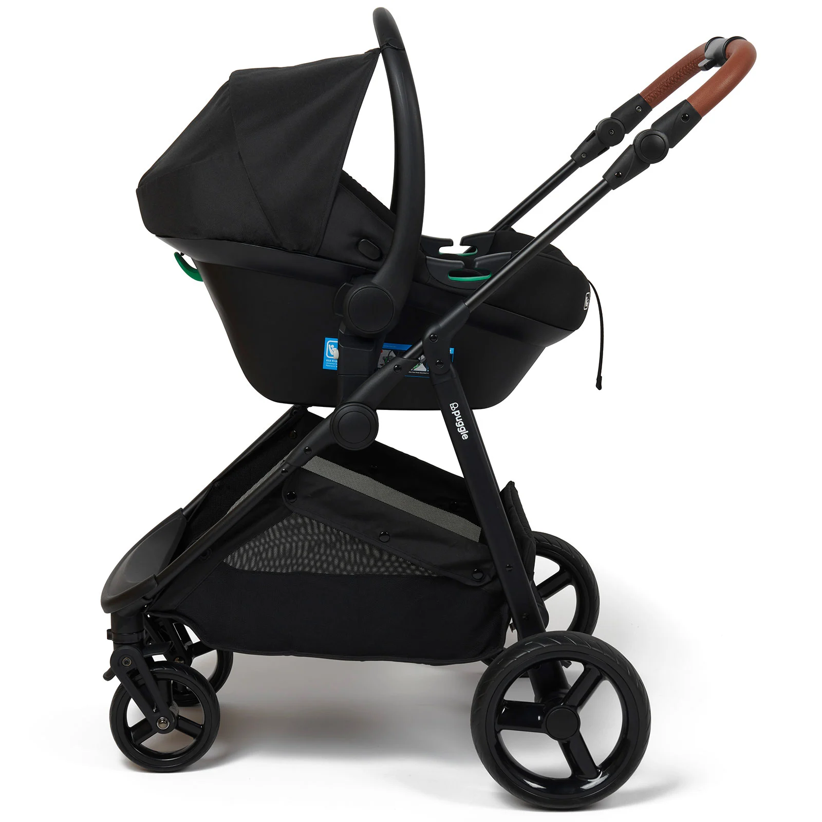 Puggle Monaco XT 2-in-1 Pushchair with Adjustable Handles i-Size Travel ...