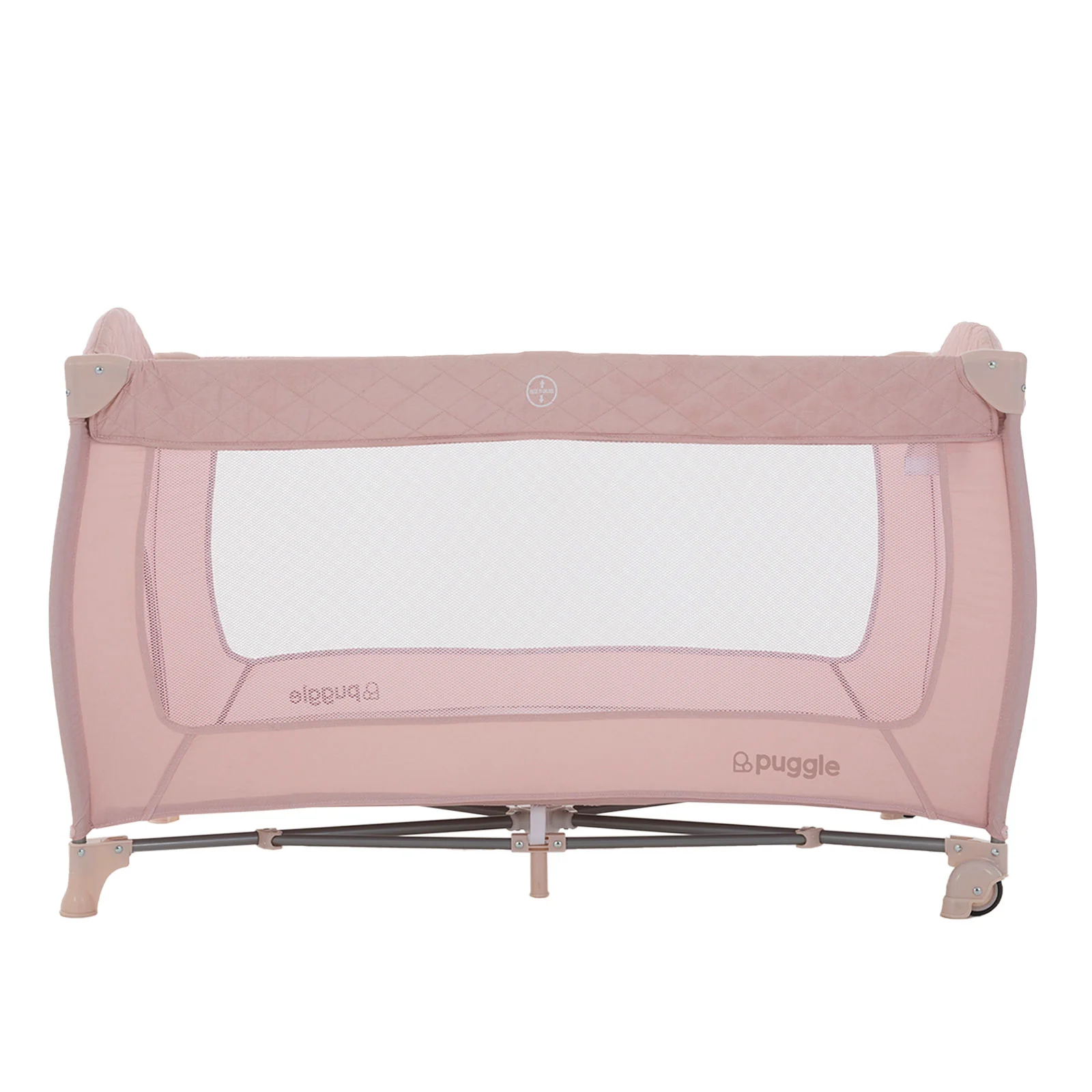 Puggle Easy Fold Luxe 3-In-1 Travel Cot & Playpen - Plush Pink | The ...